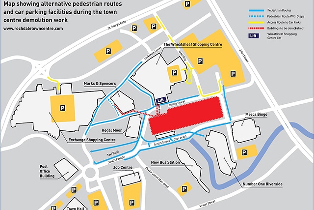 Rochdale town centre bridge links set to close tomorrow - Rochdale Town ...
