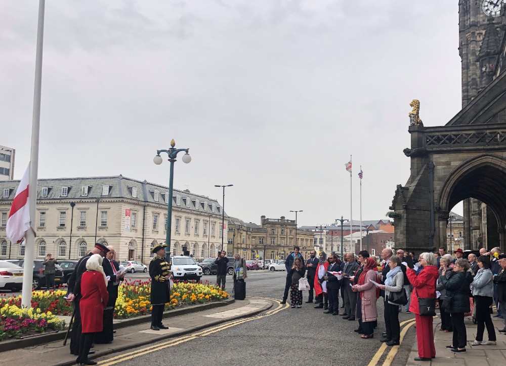 Rochdale flies the flag for St George’s Day - Rochdale Town Centre ...